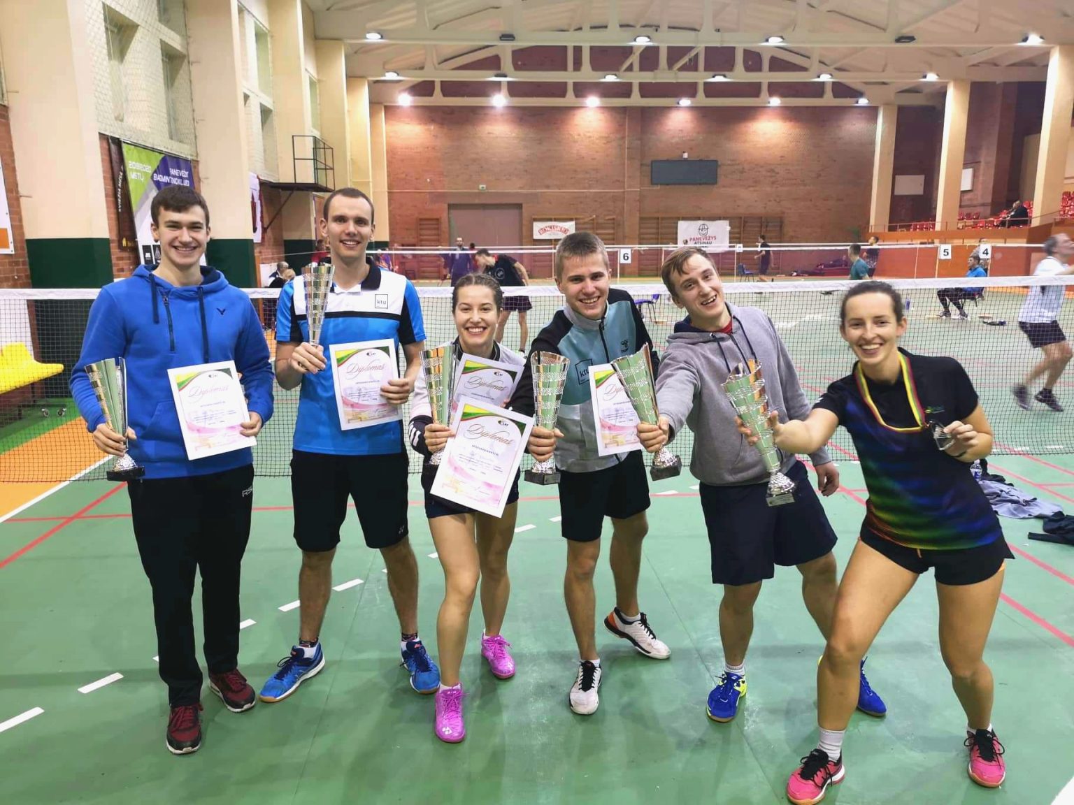 Lietuvos badmintono taurės finalinių varžybų 4-ąjame etape KTU ...