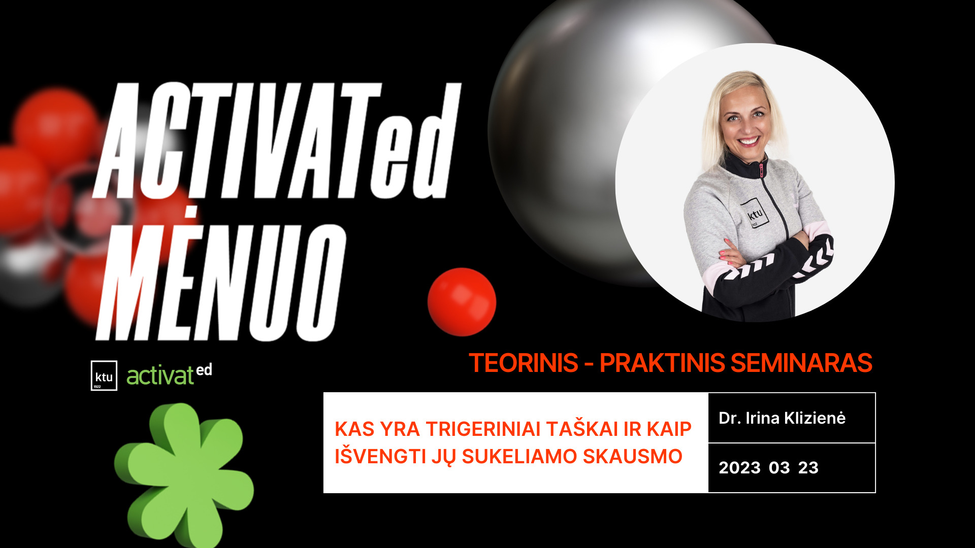 KTU ACTIVATed mėnuo: Kas yra trigeriniai taškai ir kaip išvengti jų ...